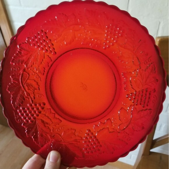 Dining | Imperial Glass Ruby Grape Pattern 195s Luncheon Plate | Poshmark